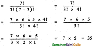 Samacheer Kalvi 11th Maths Guide Chapter 4 Combinatorics and ...