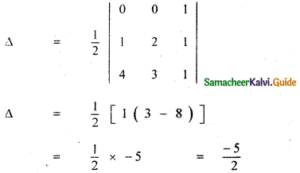 Samacheer Kalvi 11th Maths Guide Chapter 7 Matrices and Determinants Ex ...