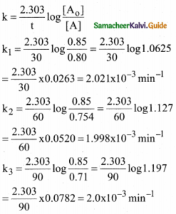 Samacheer Kalvi 12th Chemistry Guide Chapter 7 Chemical Kinetics – TN ...