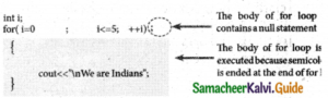 Samacheer Kalvi 11th Computer Science Guide Chapter 10 Flow of Control ...