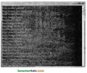 Samacheer Kalvi 11th Computer Science Guide Chapter 12 Arrays and ...