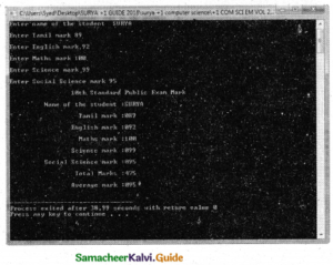 Samacheer Kalvi 11th Computer Science Guide Chapter 9 Introduction to ...